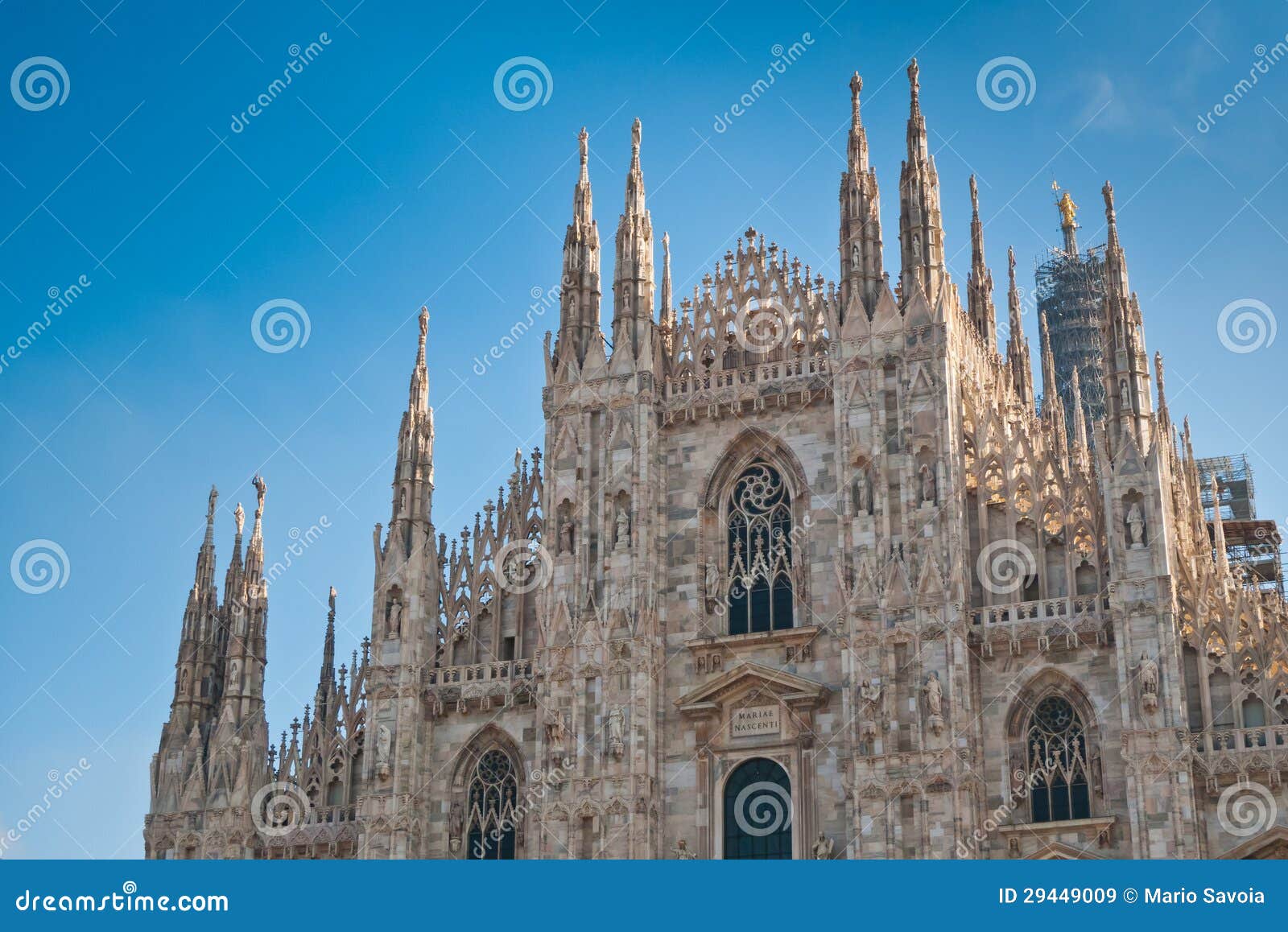 Milan Cathedral stock image. Image of facade, pinnacle - 29449009