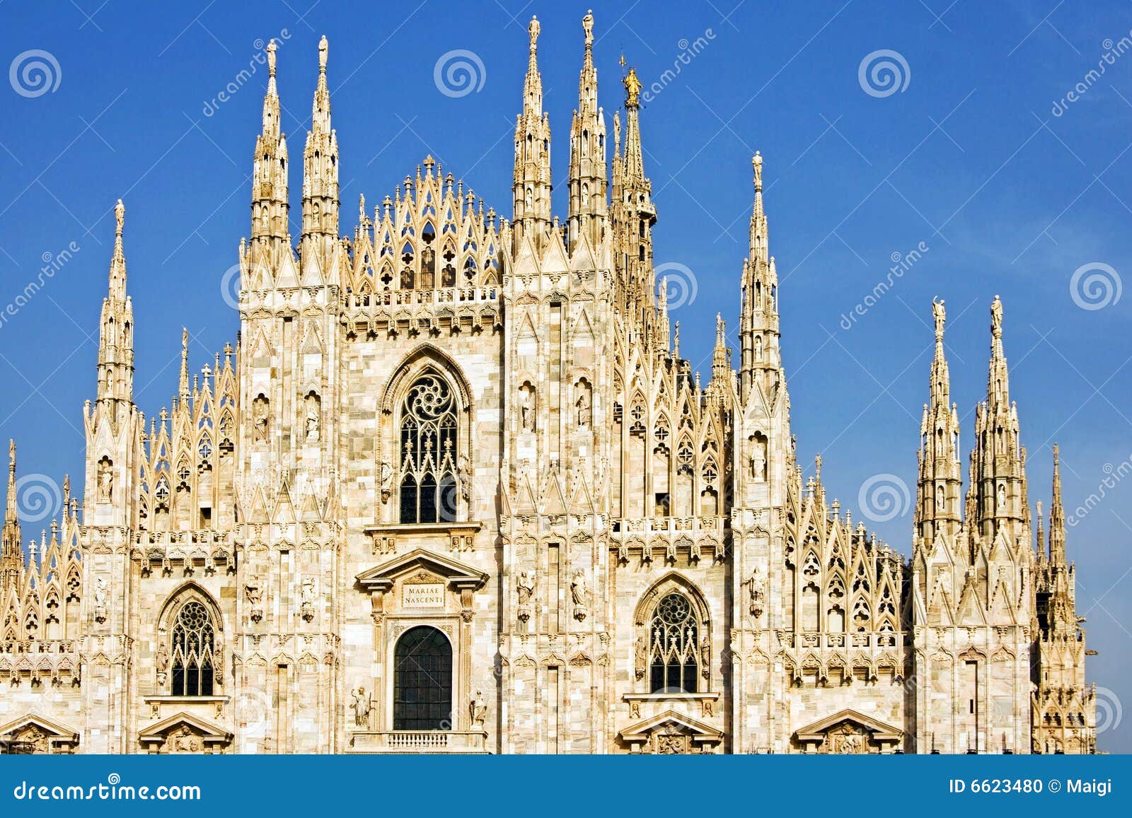 Milan Cathedral stock photo. Image of worship, design - 6623480