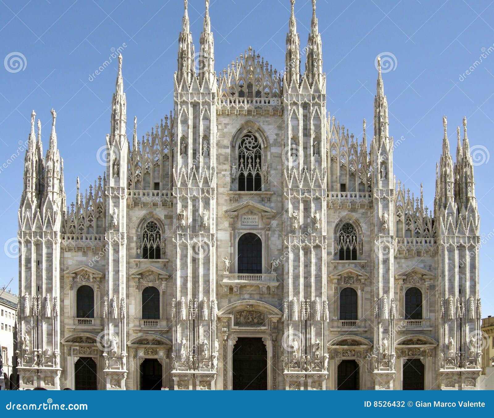 Milan Cathedral stock photo. Image of lombardy, medieval - 8526432