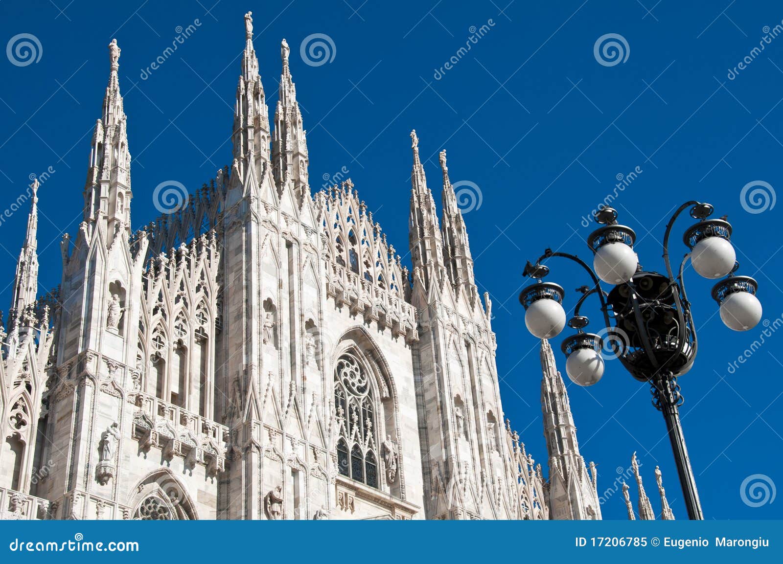 Milan Cathedral Architecture Stock Image - Image of building, christian ...