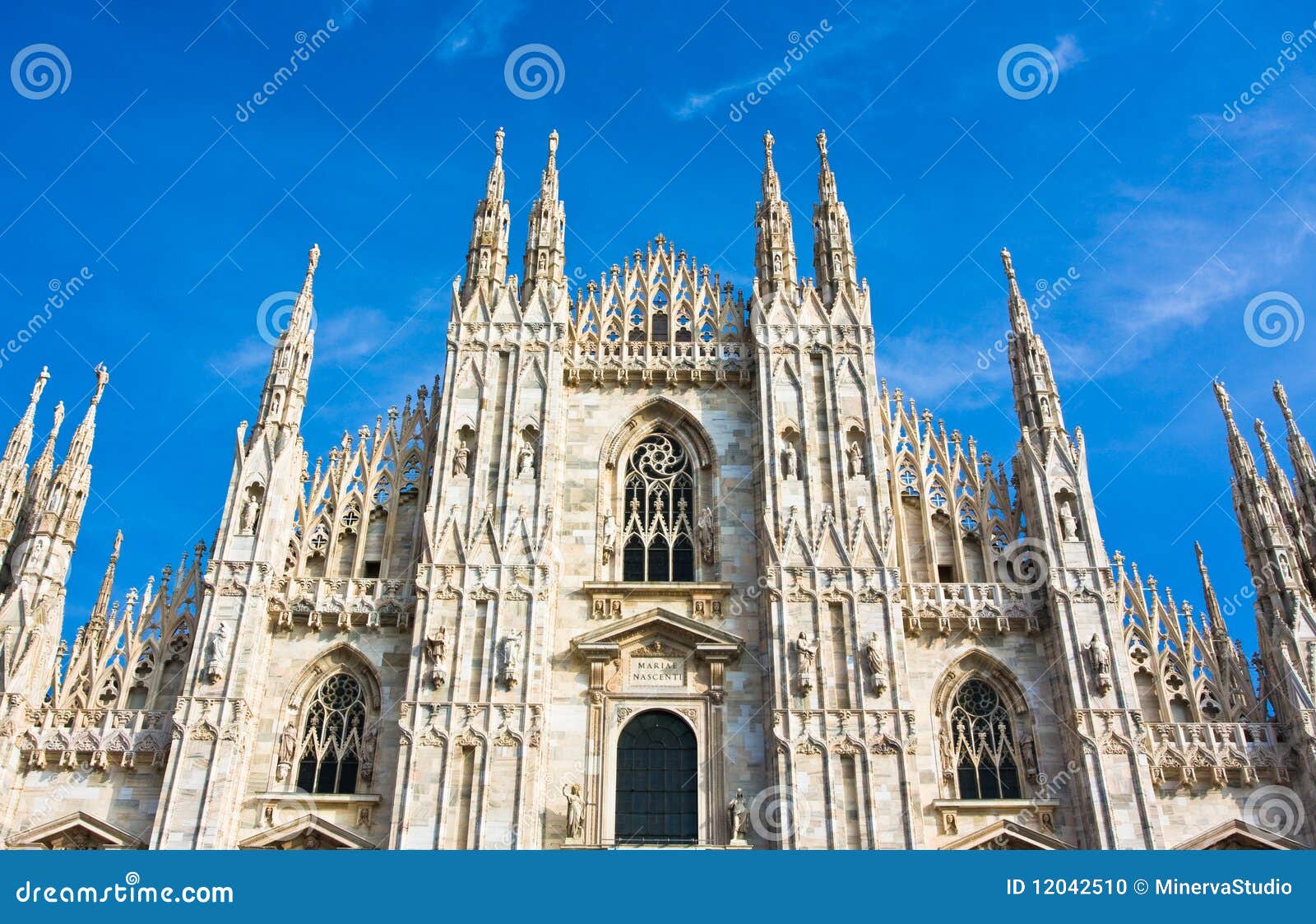 Milan Cathedral Dome stock photo. Image of medieval, culture - 12042510