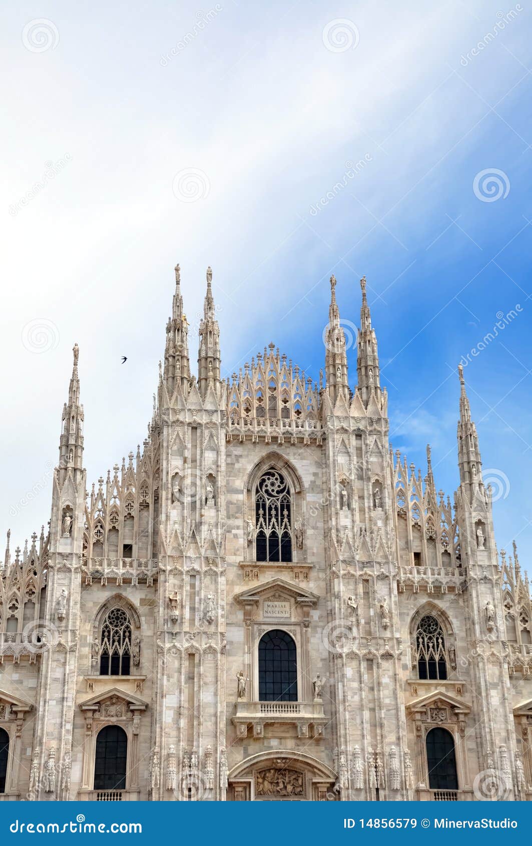 Milan Cathedral Dome stock image. Image of classic, gold - 14856579