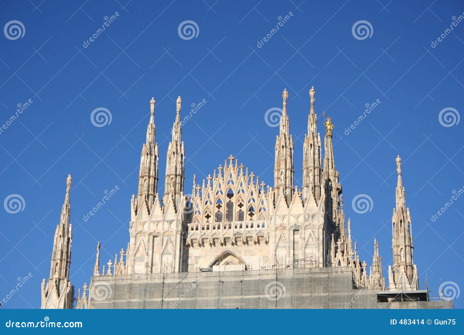 Milan Cathedral (Dome in Milan) Stock Photo - Image of historic ...