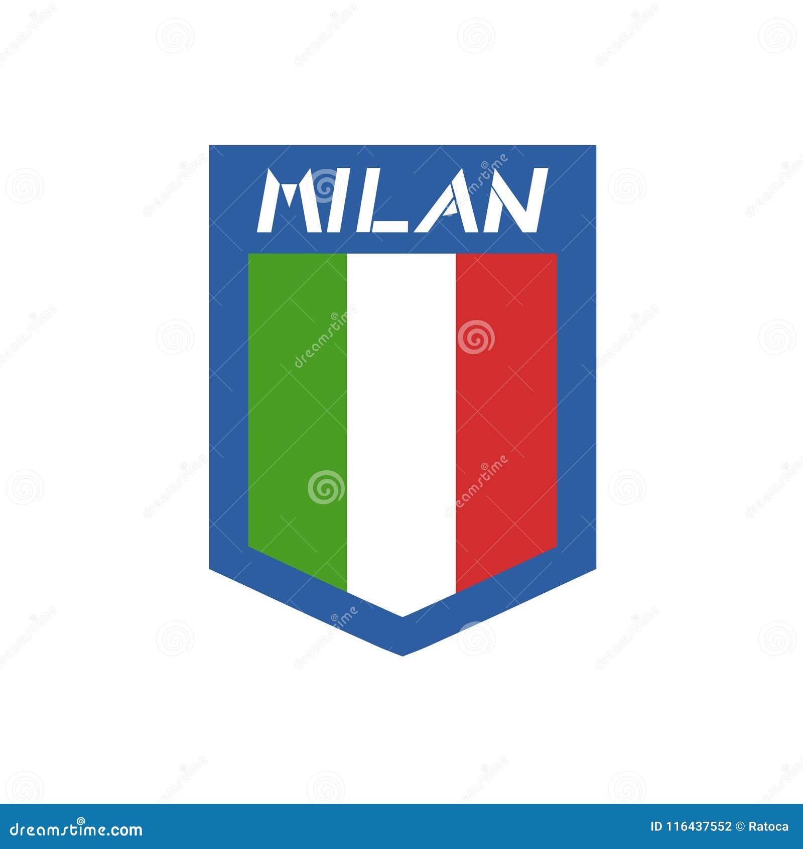 Milan city icon stock vector. Illustration of architecture - 116437552