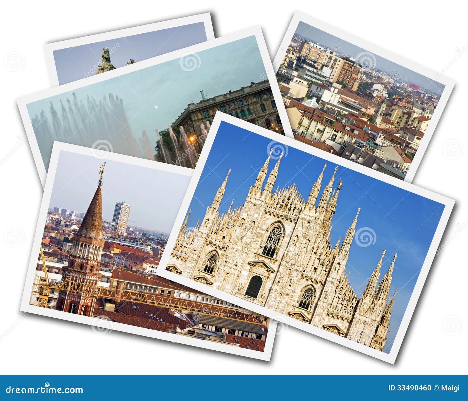 Milan Collage stock photo. Image of cityscape, photographs - 33490460