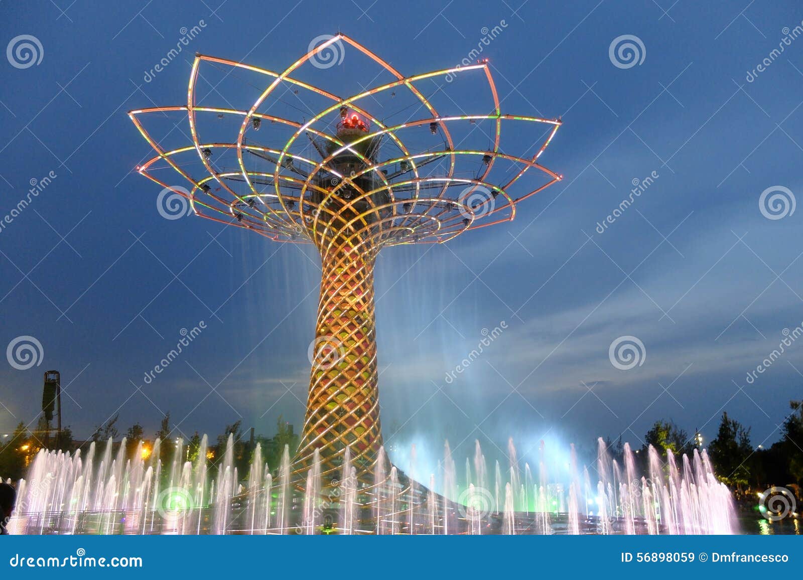 Milan expo tree of life stock image. Image of milano - 56898059