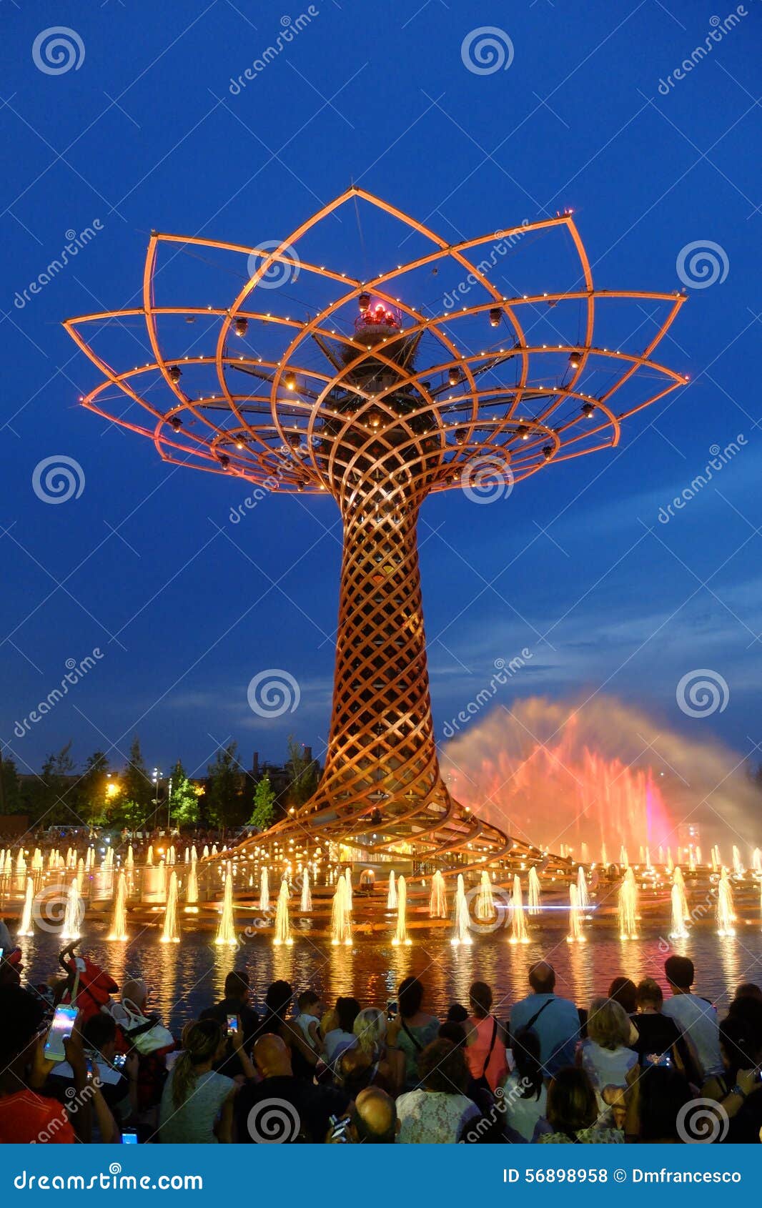 Milan expo tree of life editorial stock photo. Image of contemporary ...
