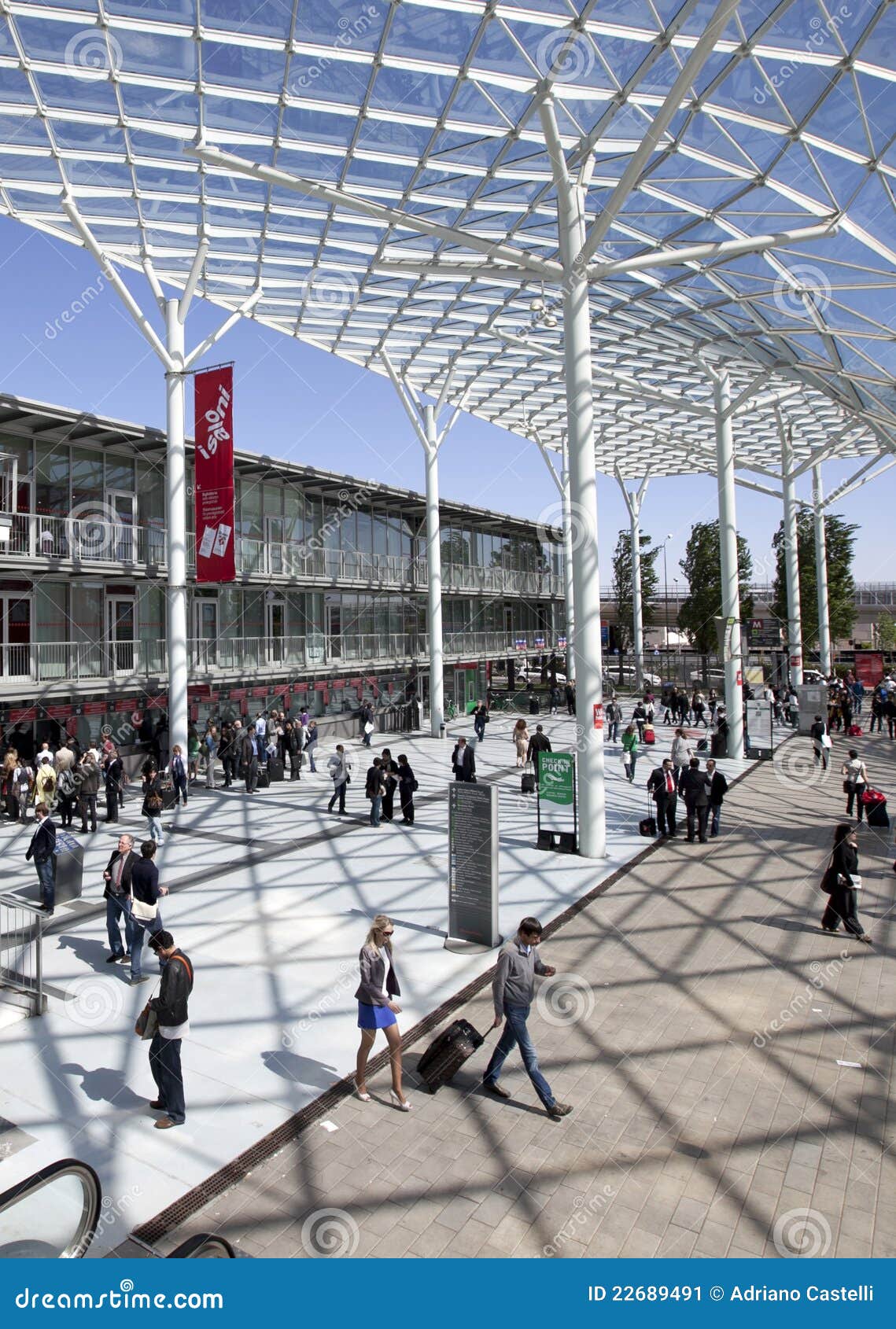 Milan Fair area editorial photo. Image of show, furnishing - 22689491