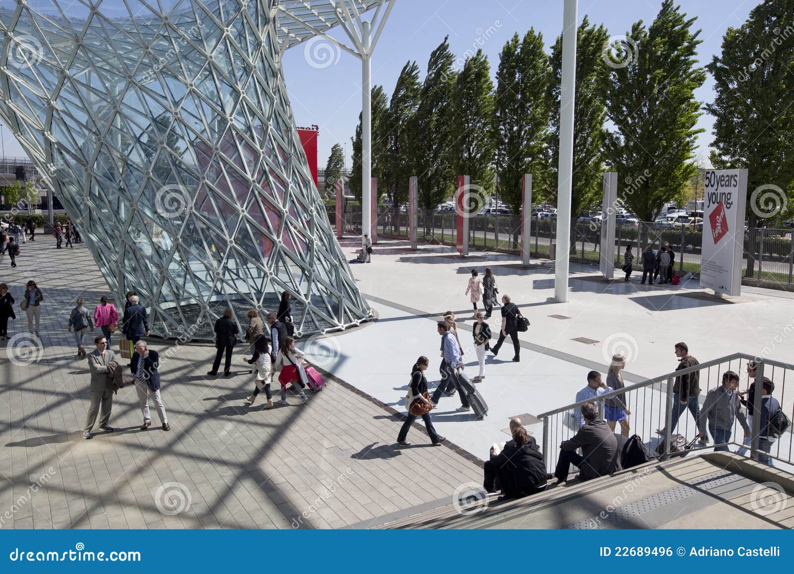 Milan Fair area editorial photo. Image of italian, business - 22689496