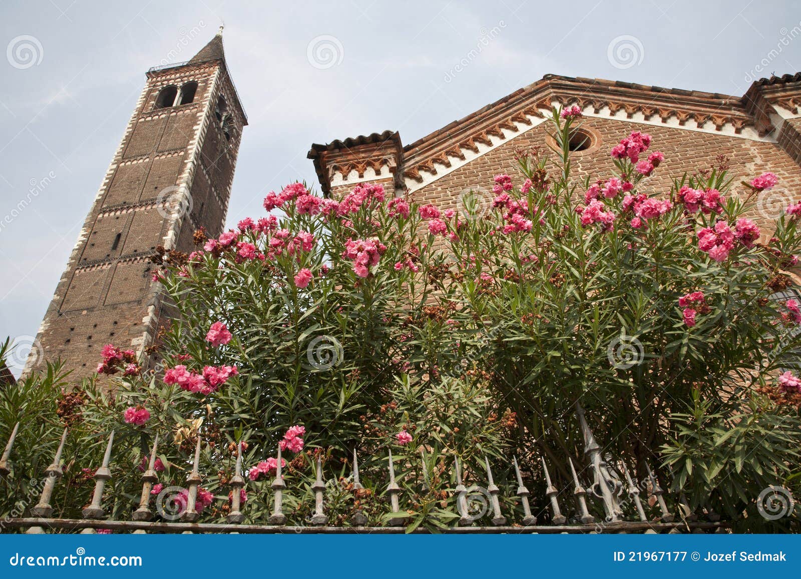 Milan - Flowers and Cappella Portinari Stock Image - Image of religion ...