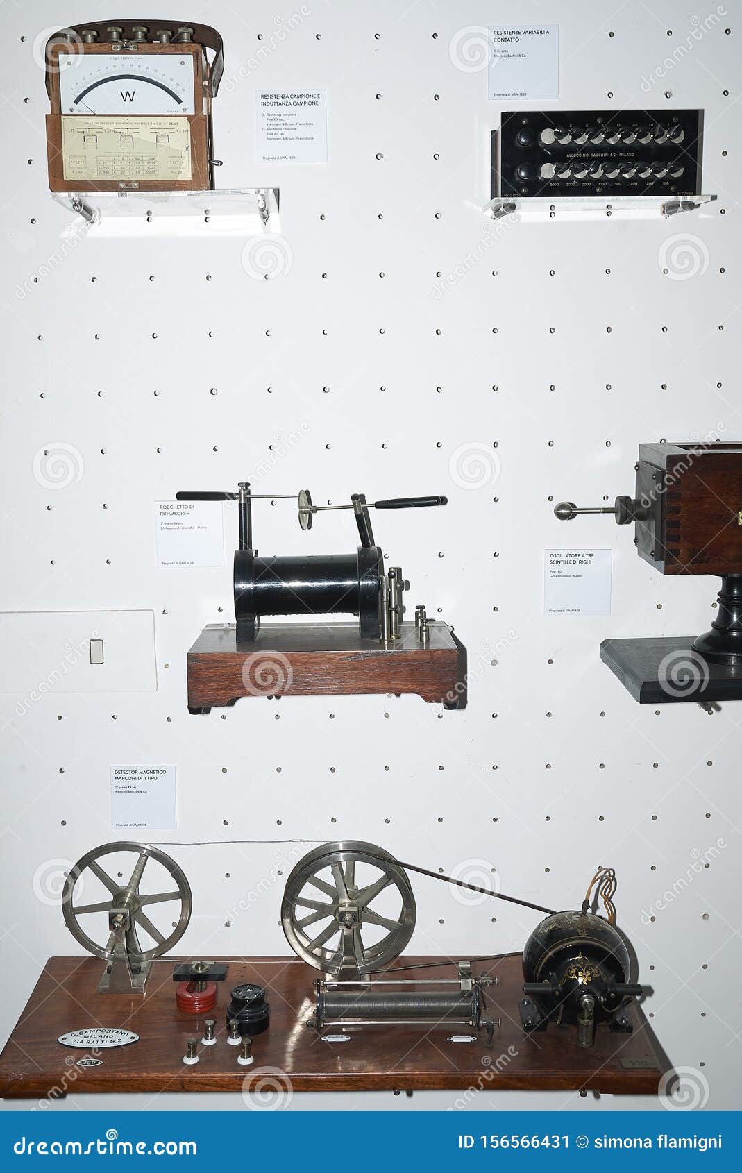 View of Old Electromagnetic Instruments Editorial Photo - Image of ...