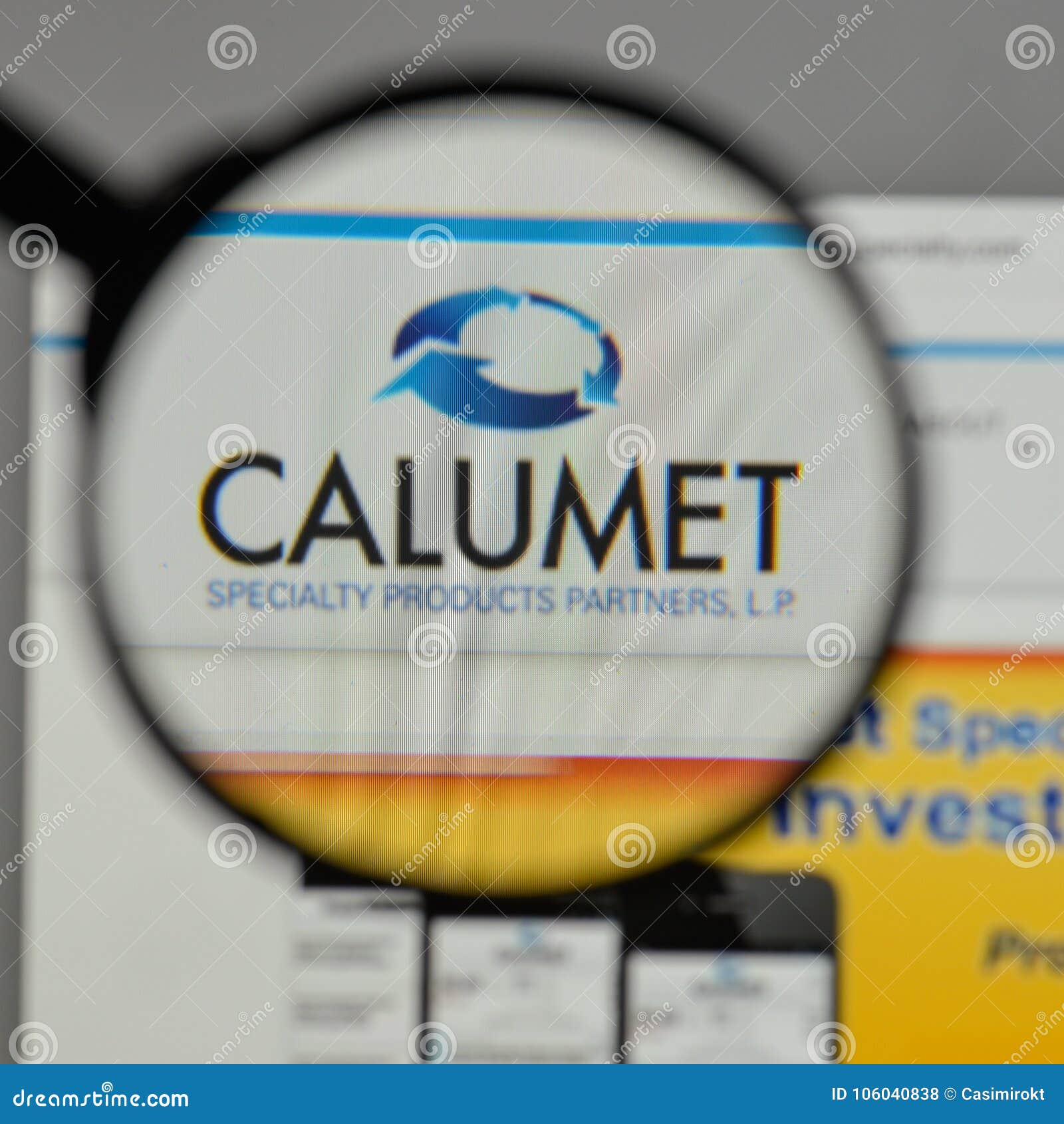 Milan, Italy - August 10, 2017: Calumet Specialty Products Partners ... Milan, Italy - August 10, 2017: Calumet Specialty Products Partners ...