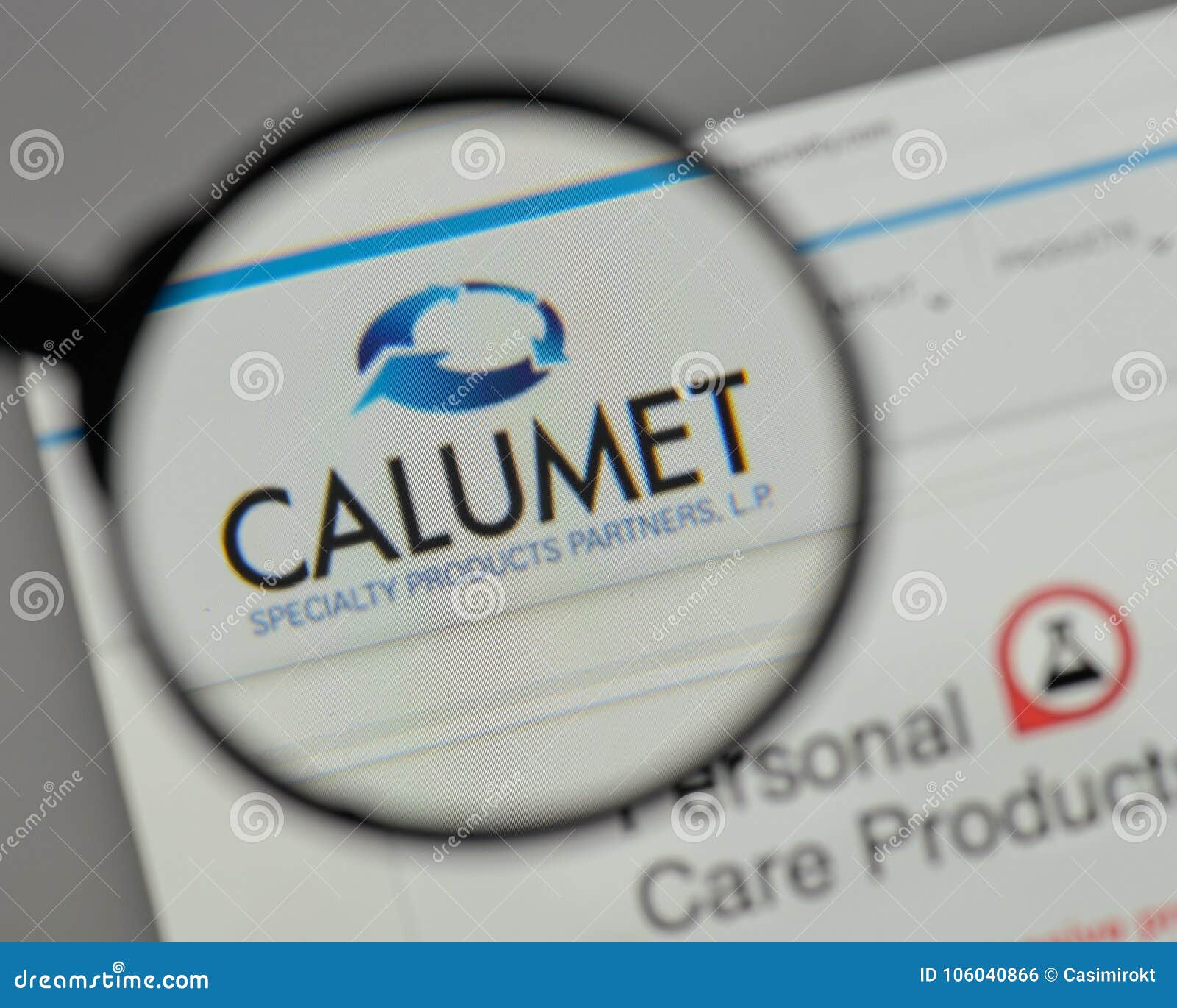 Milan, Italy - August 10, 2017: Calumet Specialty Products Partners ... Milan, Italy - August 10, 2017: Calumet Specialty Products Partners ...