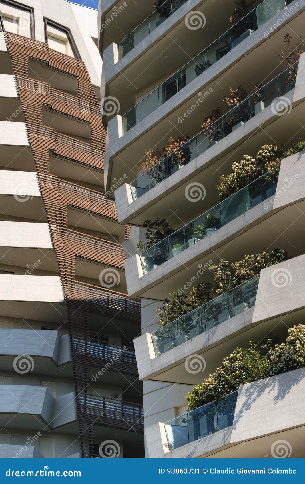 Milan Italy: Edifici Residenziali Moderni a Citylife Immagine Stock ...