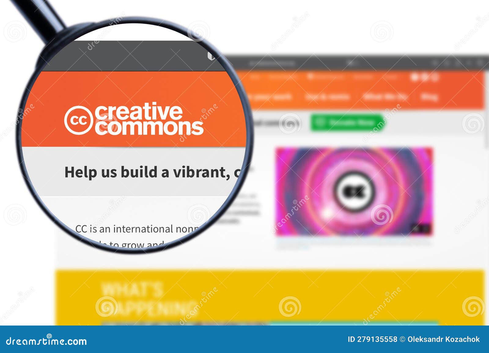 Milan, Italy - May 25, 2023: Creative Commons Website Homepage ...