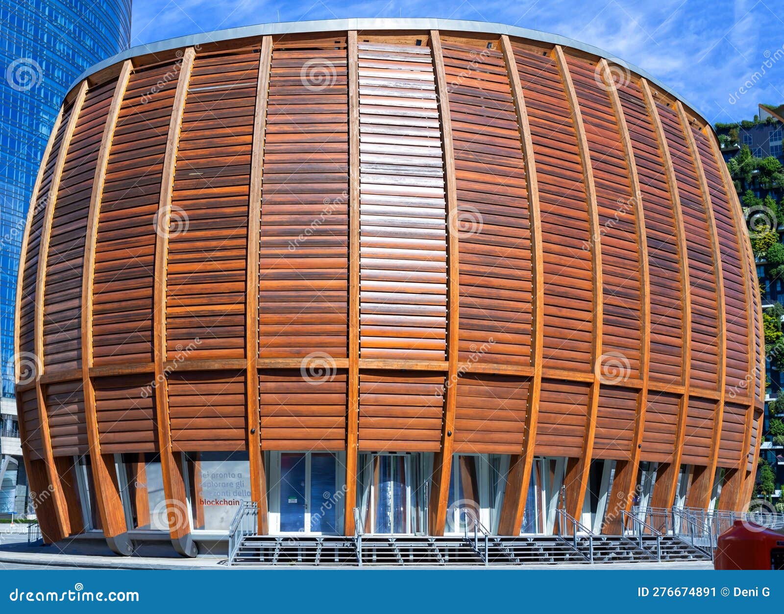 Milan, Italy: the Unicredit Pavilion (IBM Studios) Stock Image - Image ...