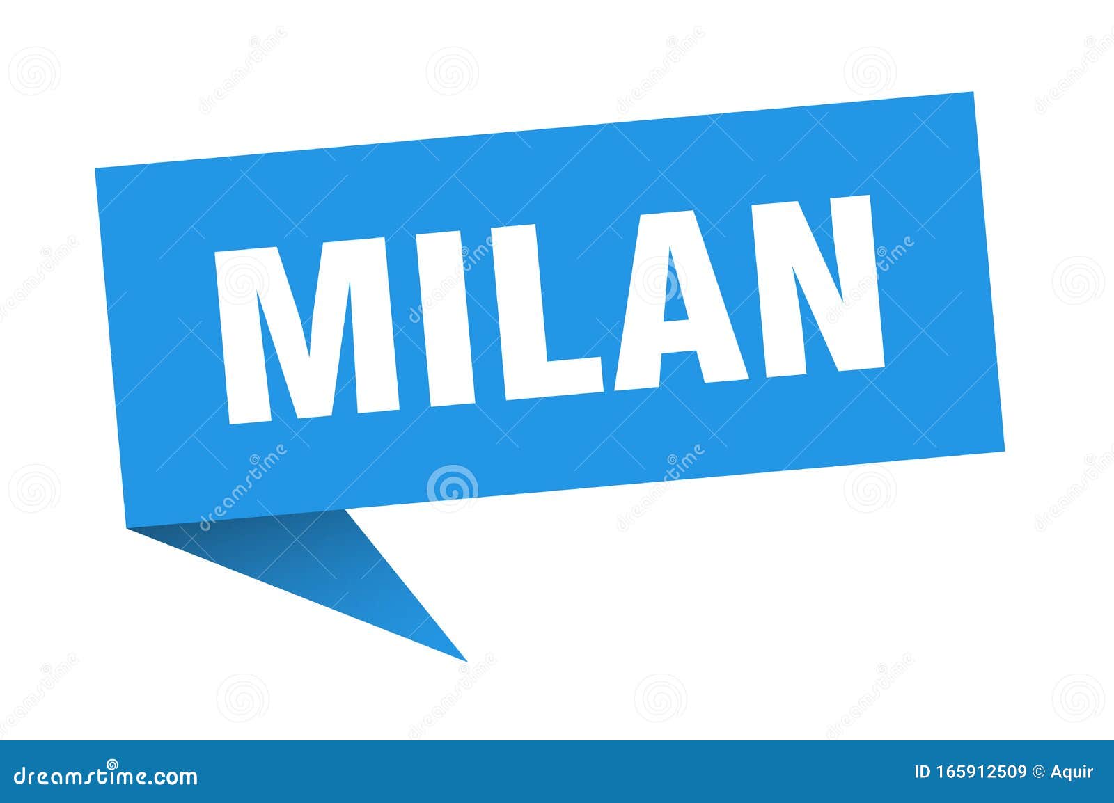 Milan Sticker. Milan Signpost Pointer Sign Stock Vector - Illustration ...