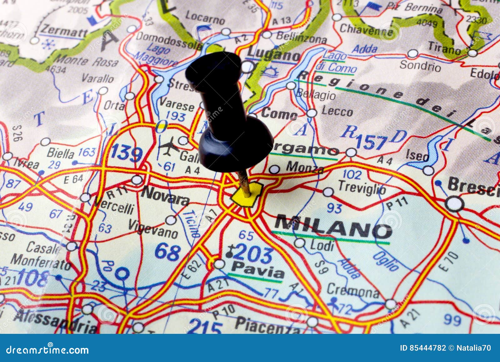 Milan stock photo. Image of horizontal, famous, contemporary - 85444782