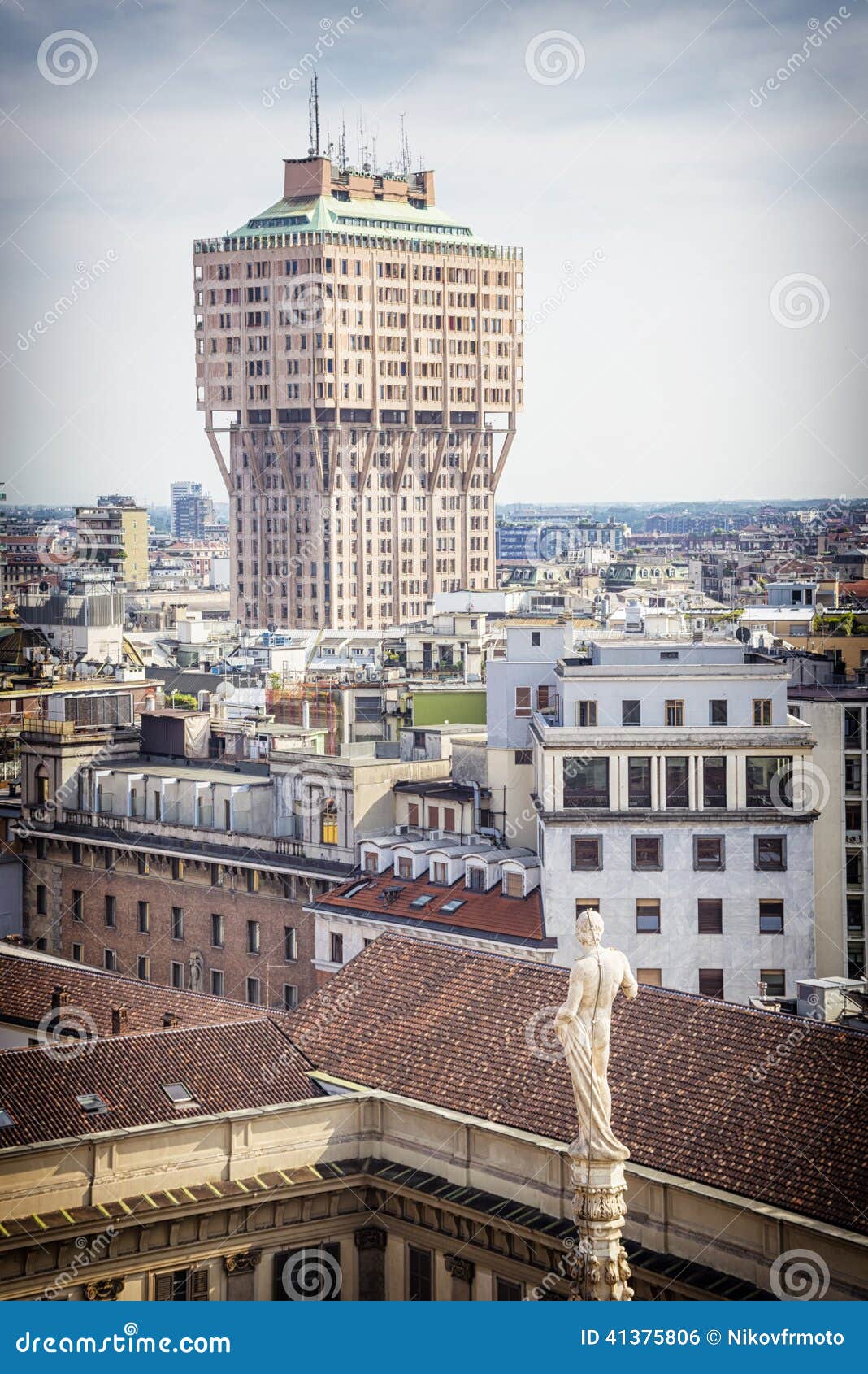 Milan Velasca s tower stock photo. Image of town, italian - 41375806