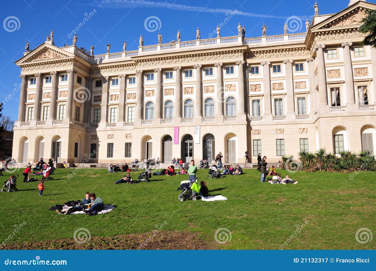 Milan -Villa Reale Palace and Park Editorial Photography - Image of ...
