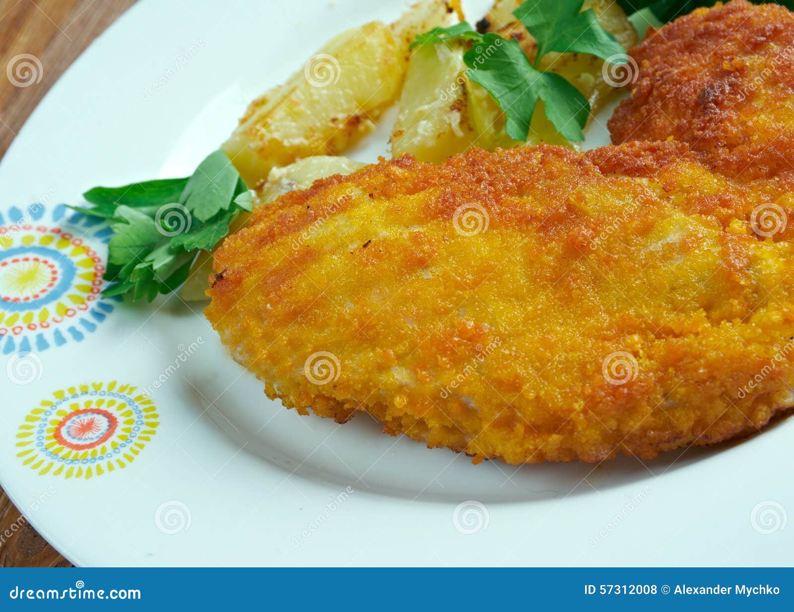 Milanesa de Pollo stock photo. Image of meat, spain, food - 57312008