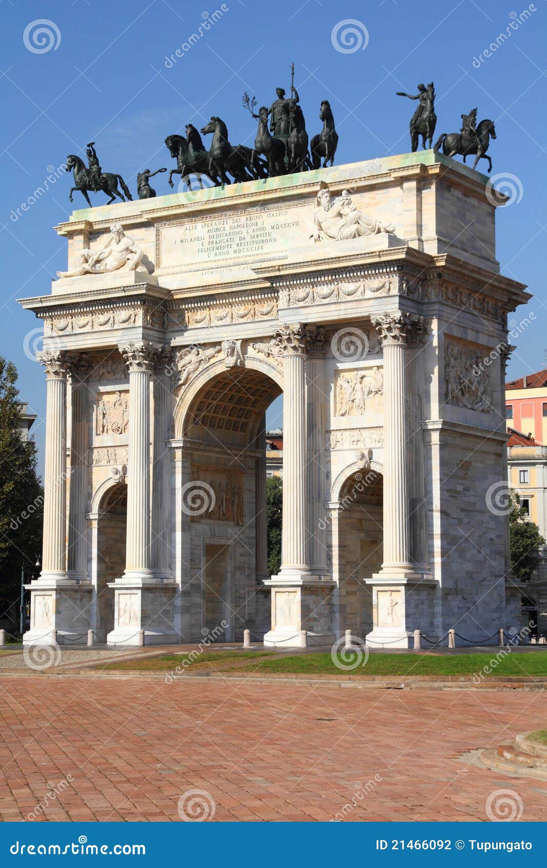 Milano stock photo. Image of milano, square, european - 21466092