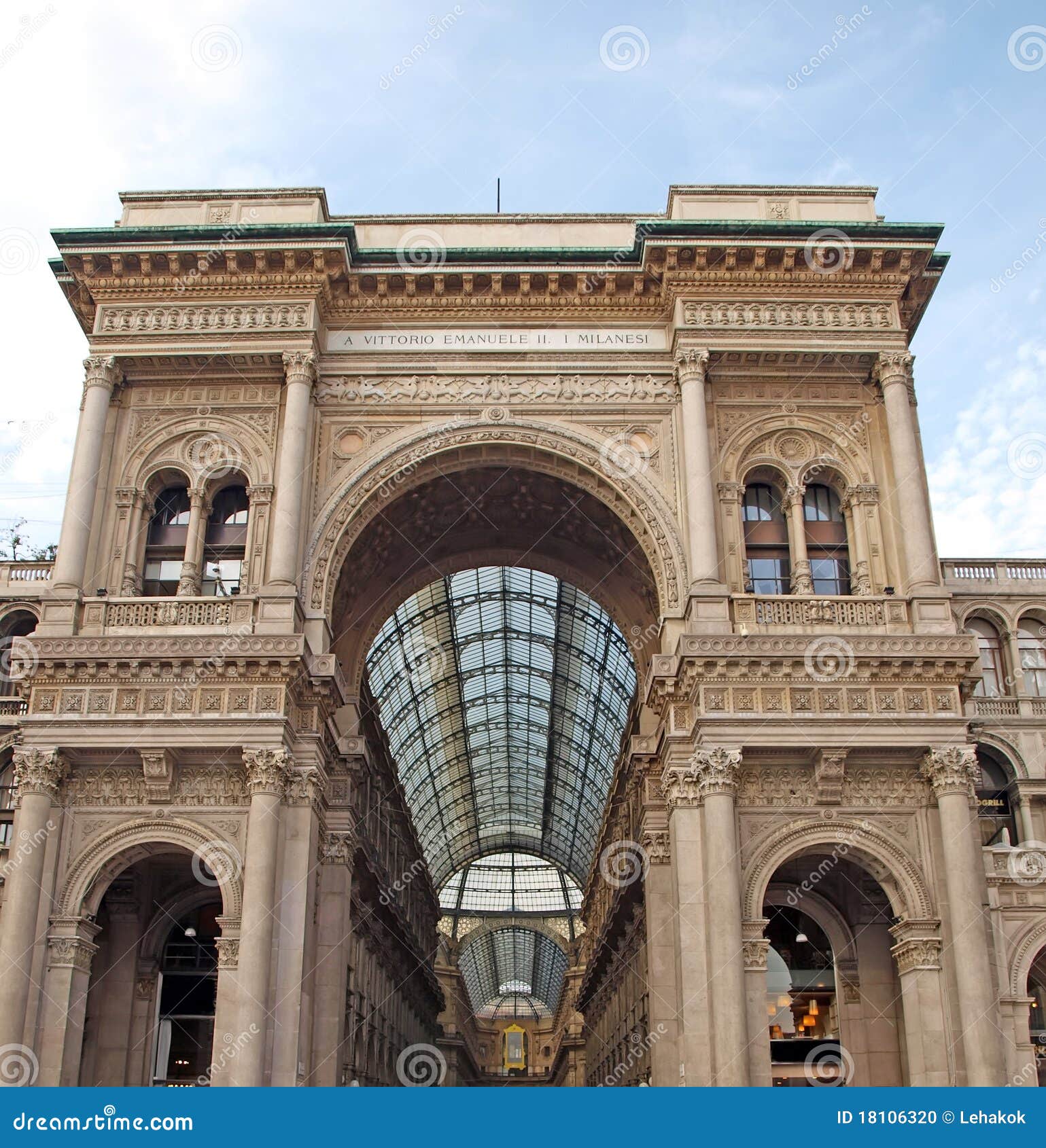 Milano Gallery. Milan, Italy Stock Photo - Image of famous, jewellery ...