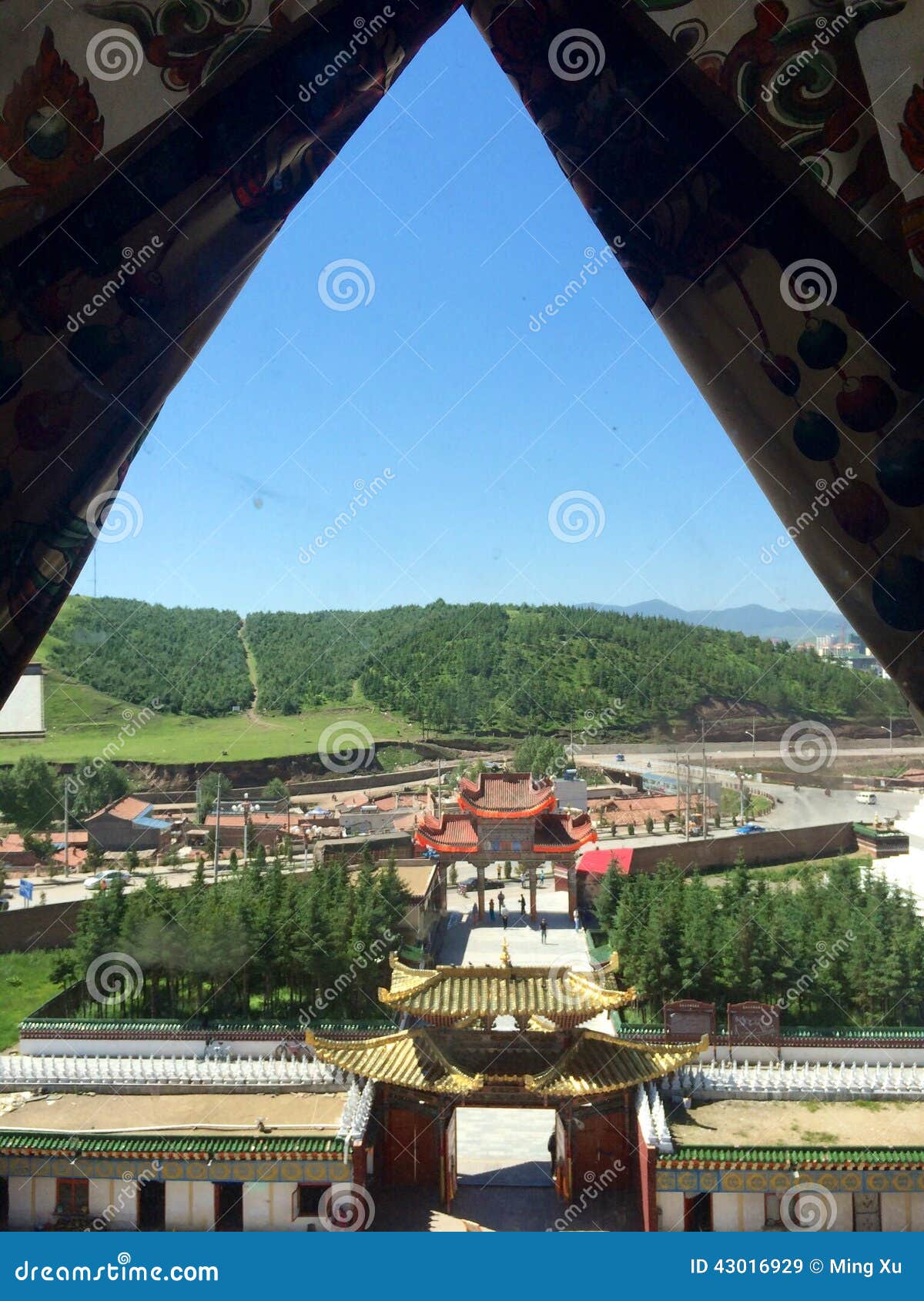Milarepa Temples editorial stock image. Image of construction - 43016929