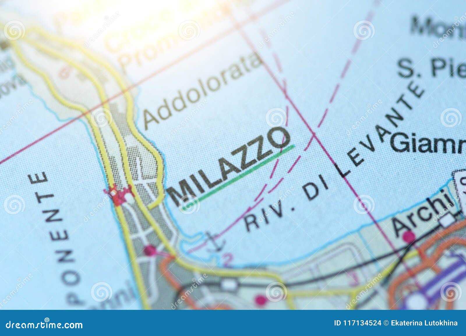 Milazzo. the Island of Sicily, Italy Stock Photo - Image of planning ...