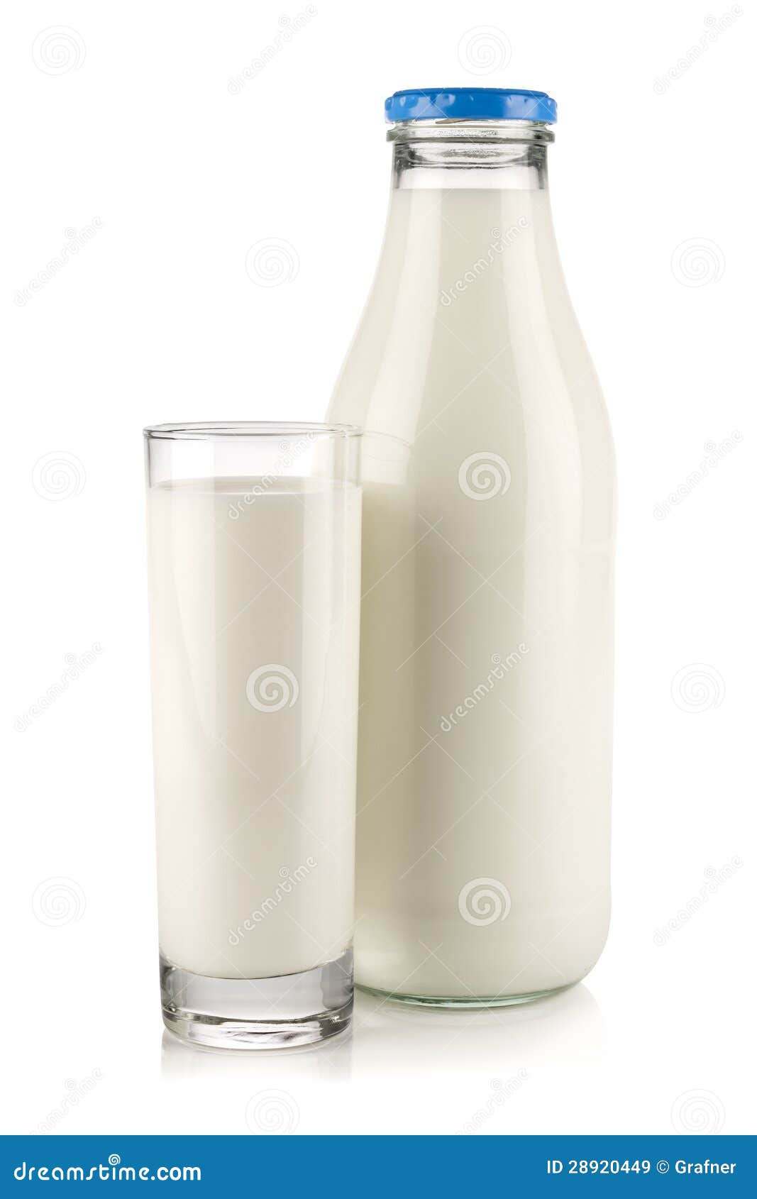 Milchflasche stockbild. Bild von bauernhof, milch, produkt - 28920449