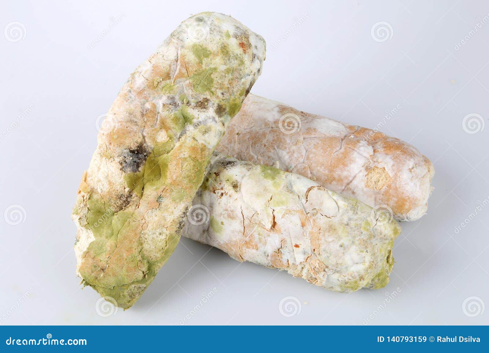 Mildew on Bread. Spoiled Foods that are Harmful To Consumption Stock ...