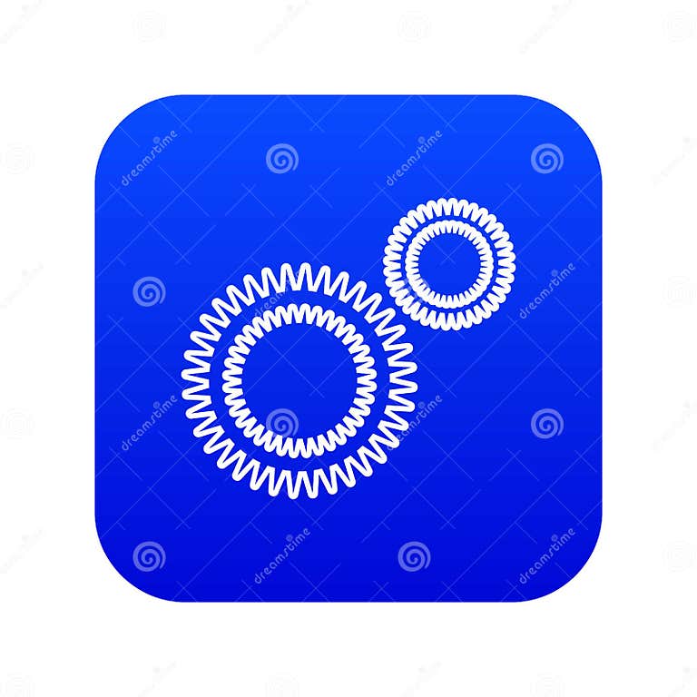 Mildew Virus Icon Blue Vector Stock Vector - Illustration of hyphen ...