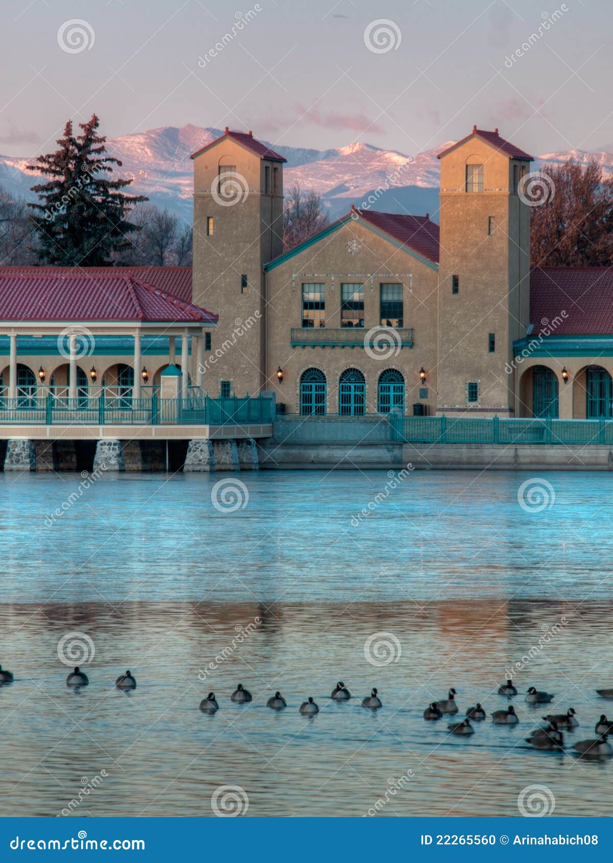 Mile High City of Denver stock photo. Image of blue, boathouse - 22265560
