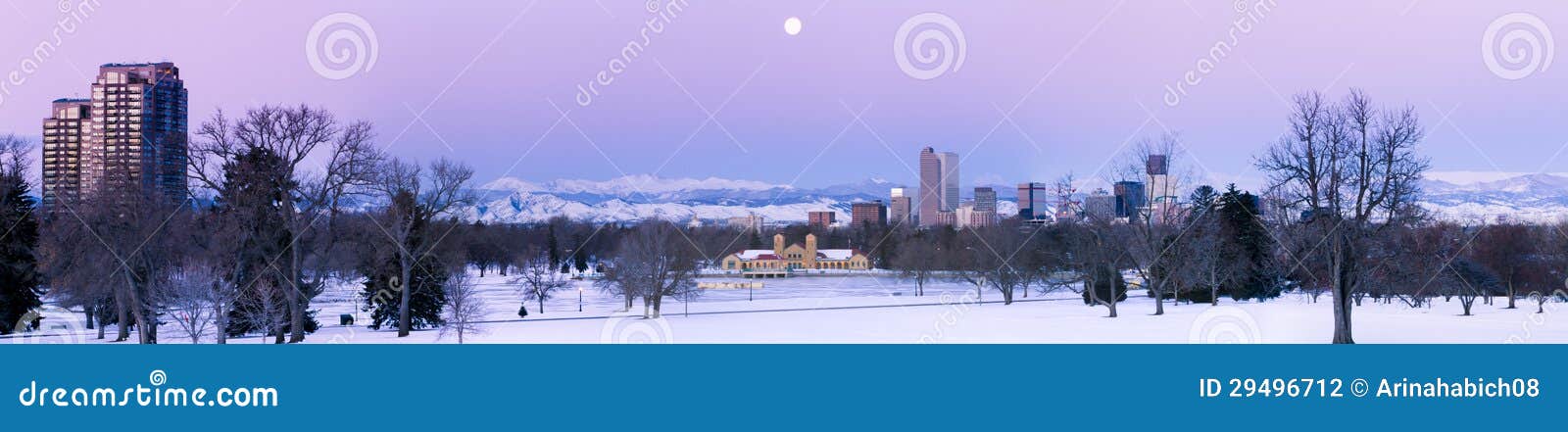 Mile High City of Denver stock photo. Image of high, center - 29496712