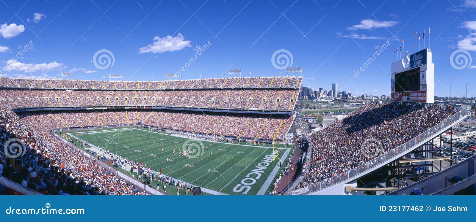 Mile High Stadium Sign Stock Image | CartoonDealer.com #45797929