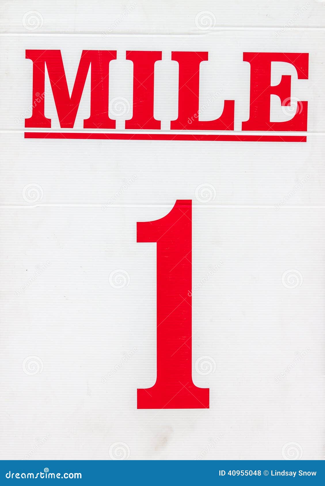 Mile Marker Sign stock photo. Image of journey, start - 40955048