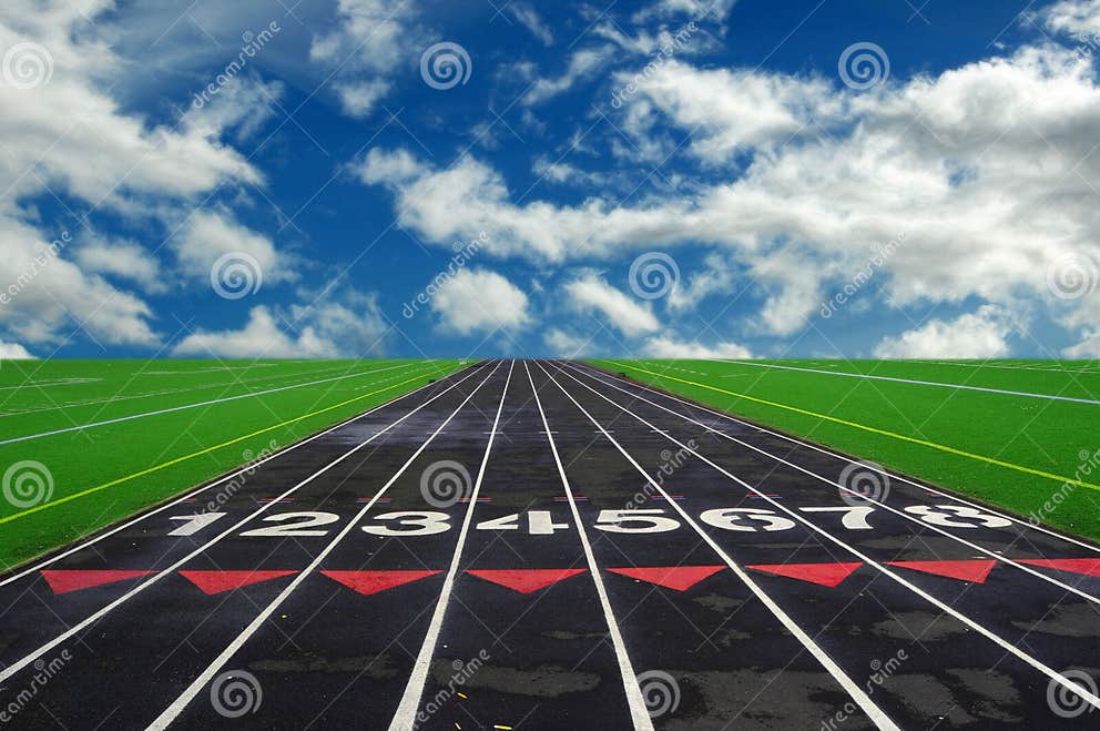 Mile Run Track stock image. Image of challenge, athletics - 13108145