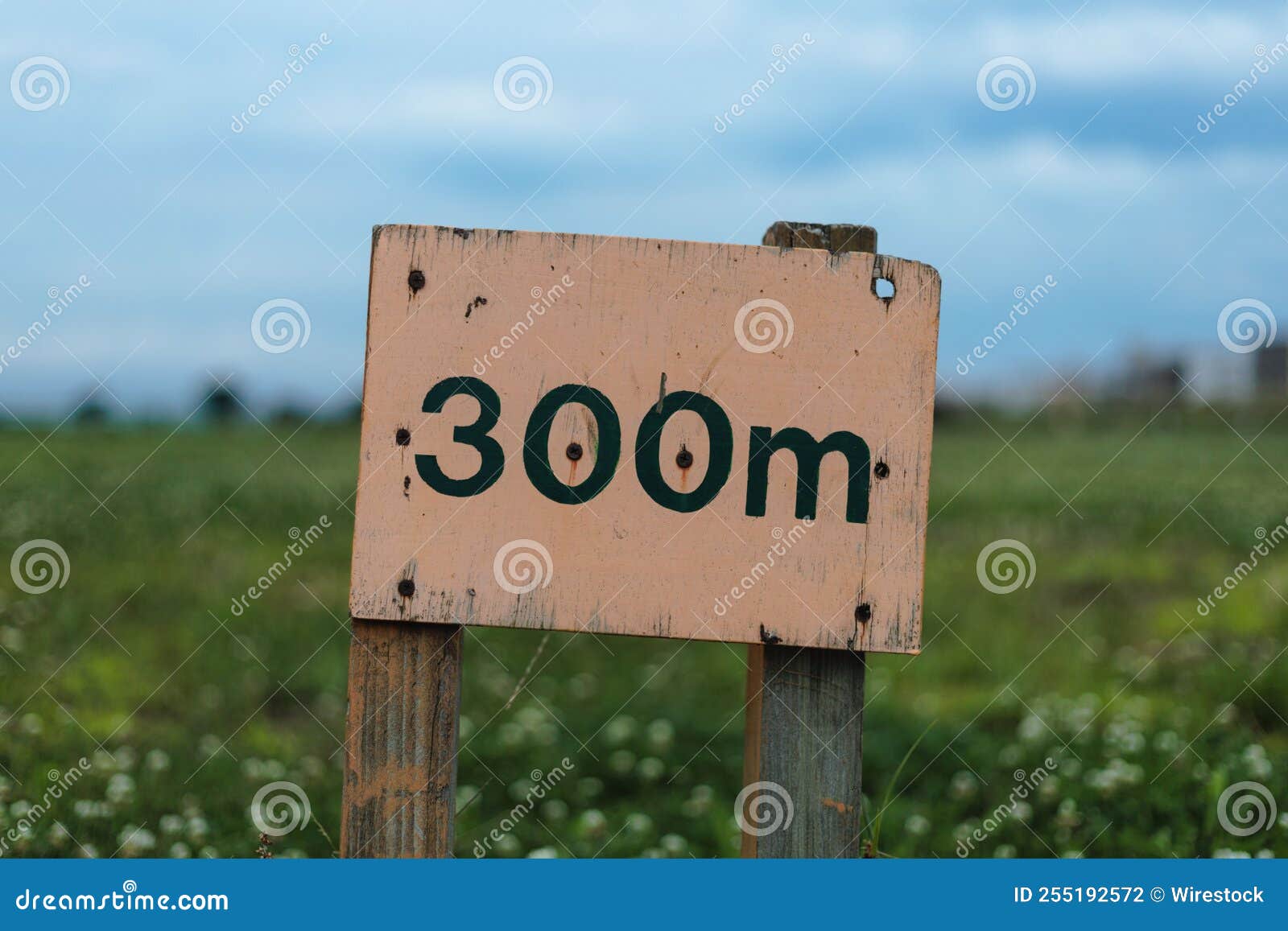 300 Mile Sign on the Street Stock Photo - Image of symbol, travel ...