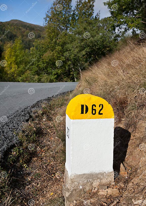 Milepost stock image. Image of walk, milepost, pedestrian - 22233407