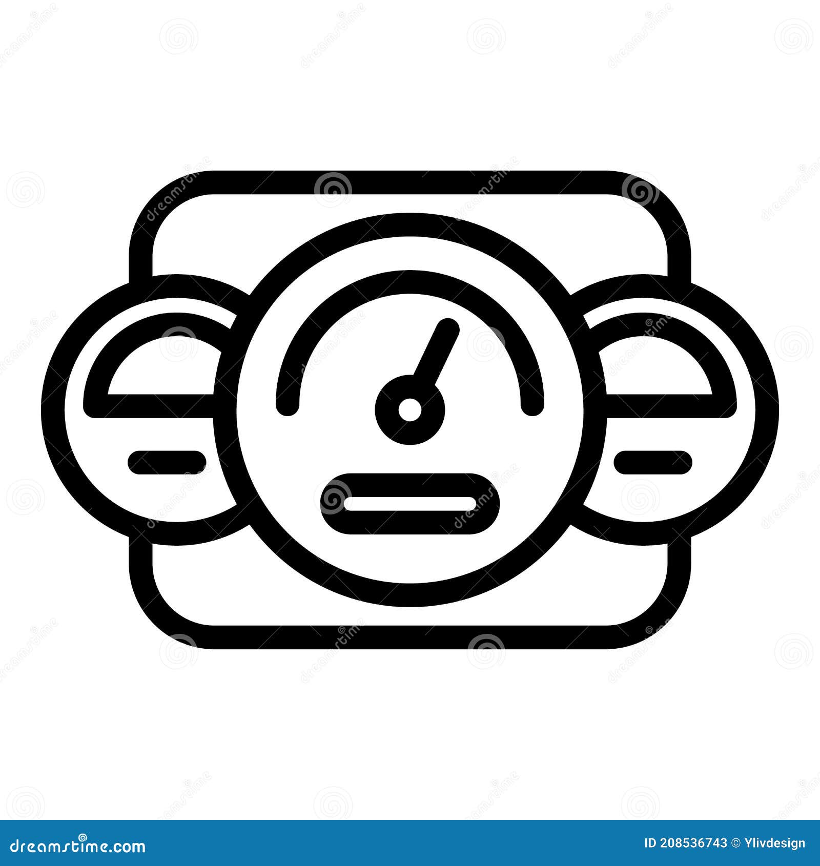 Icon Of Accelerating Businessman Vector Illustration | CartoonDealer ...