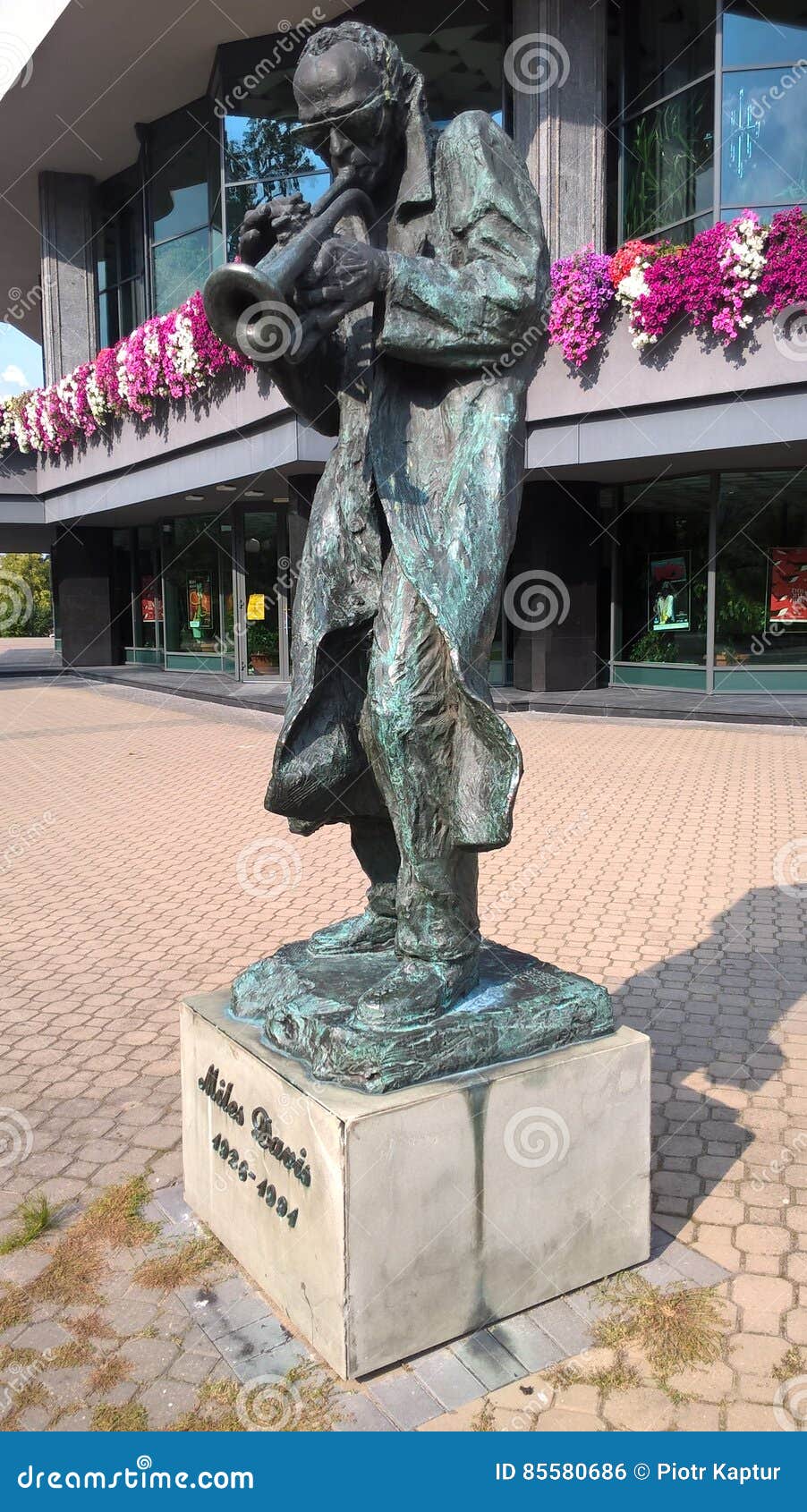 Miles Davis Statue In The Famous Hotel Negresco, In Nice, French ...