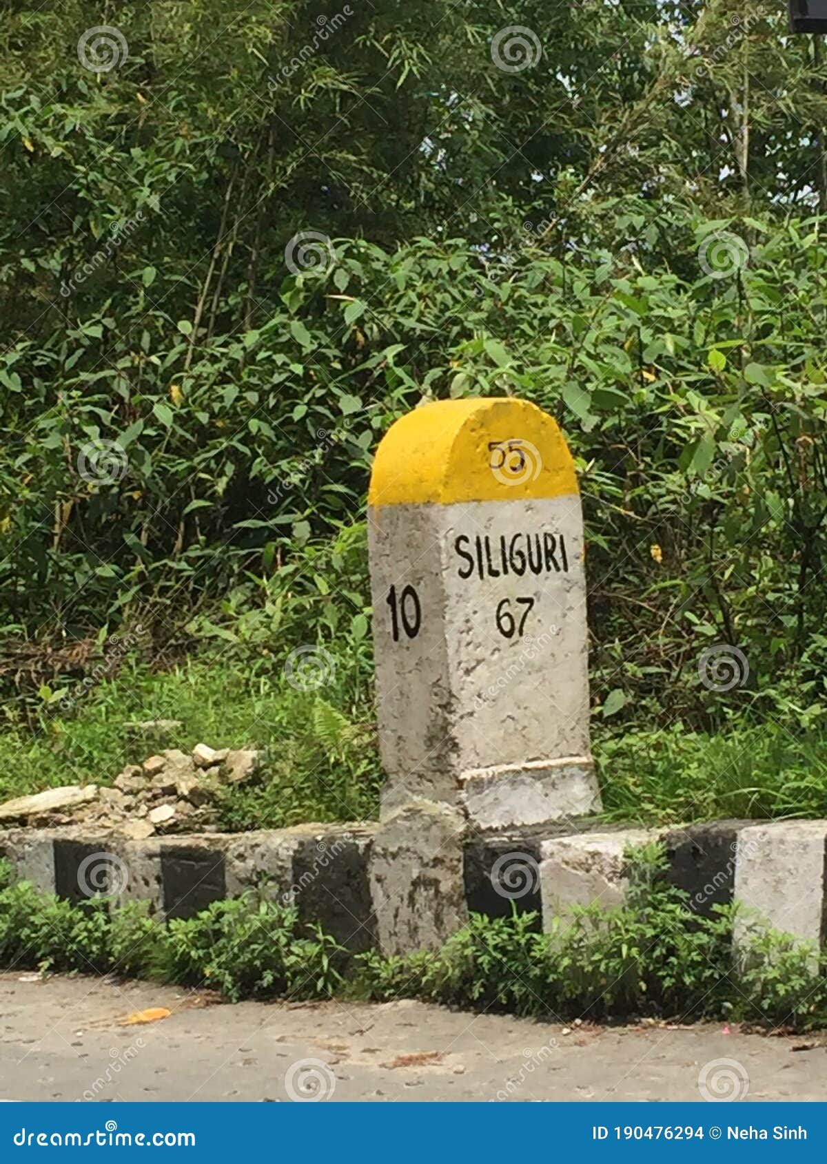 Miles stone stock photo. Image of stone, government - 190476294