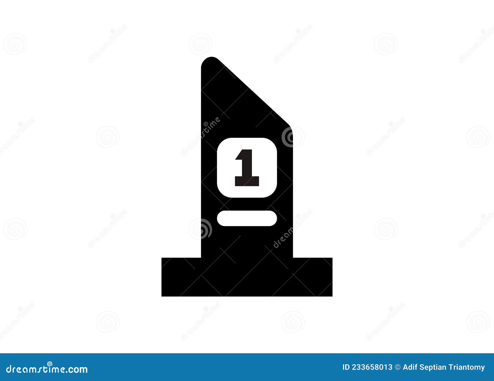 3d Milestone Black Symbols Vector Illustration | CartoonDealer.com ...