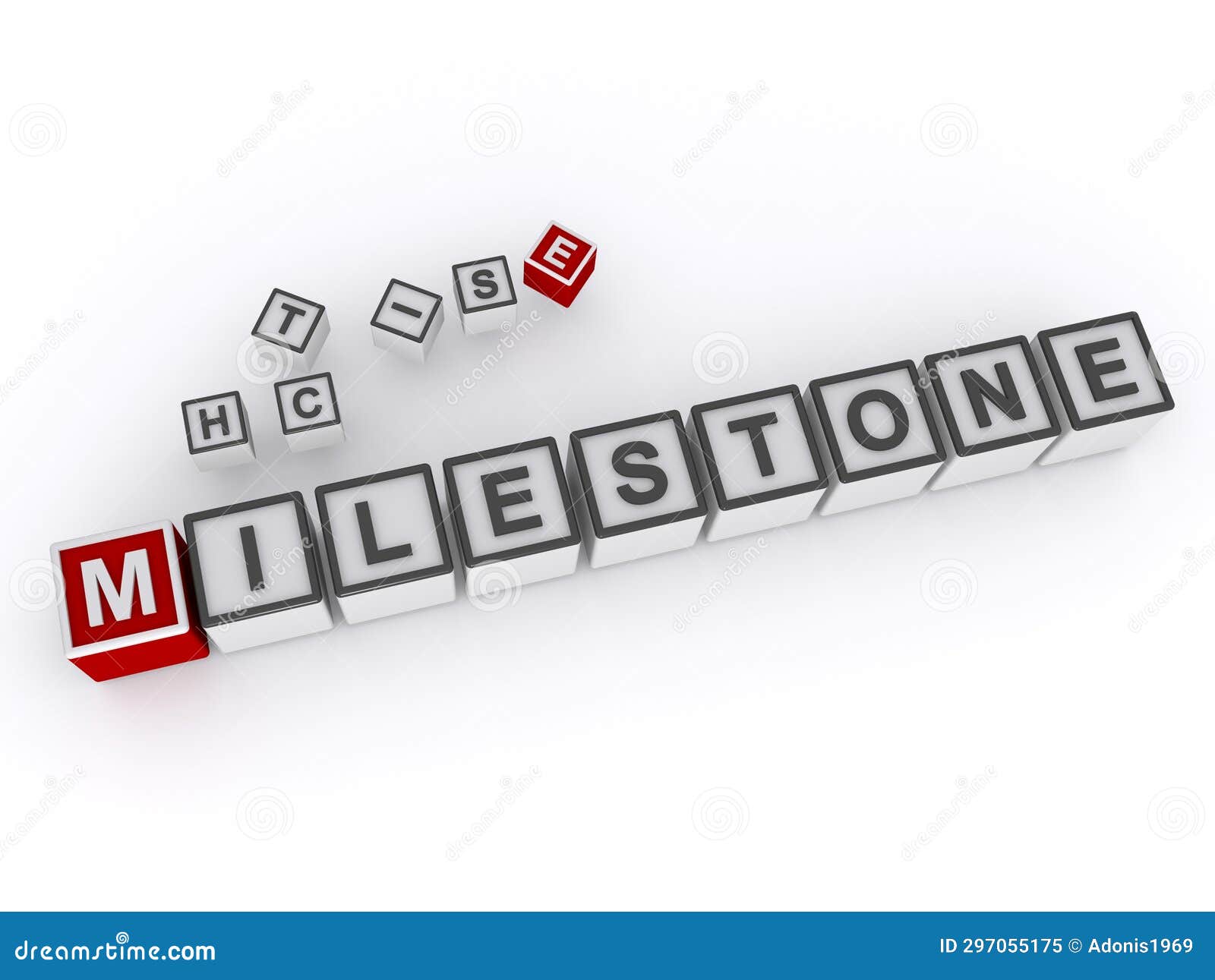 Milestone Word Block on White Stock Image - Image of word, masterpiece ...