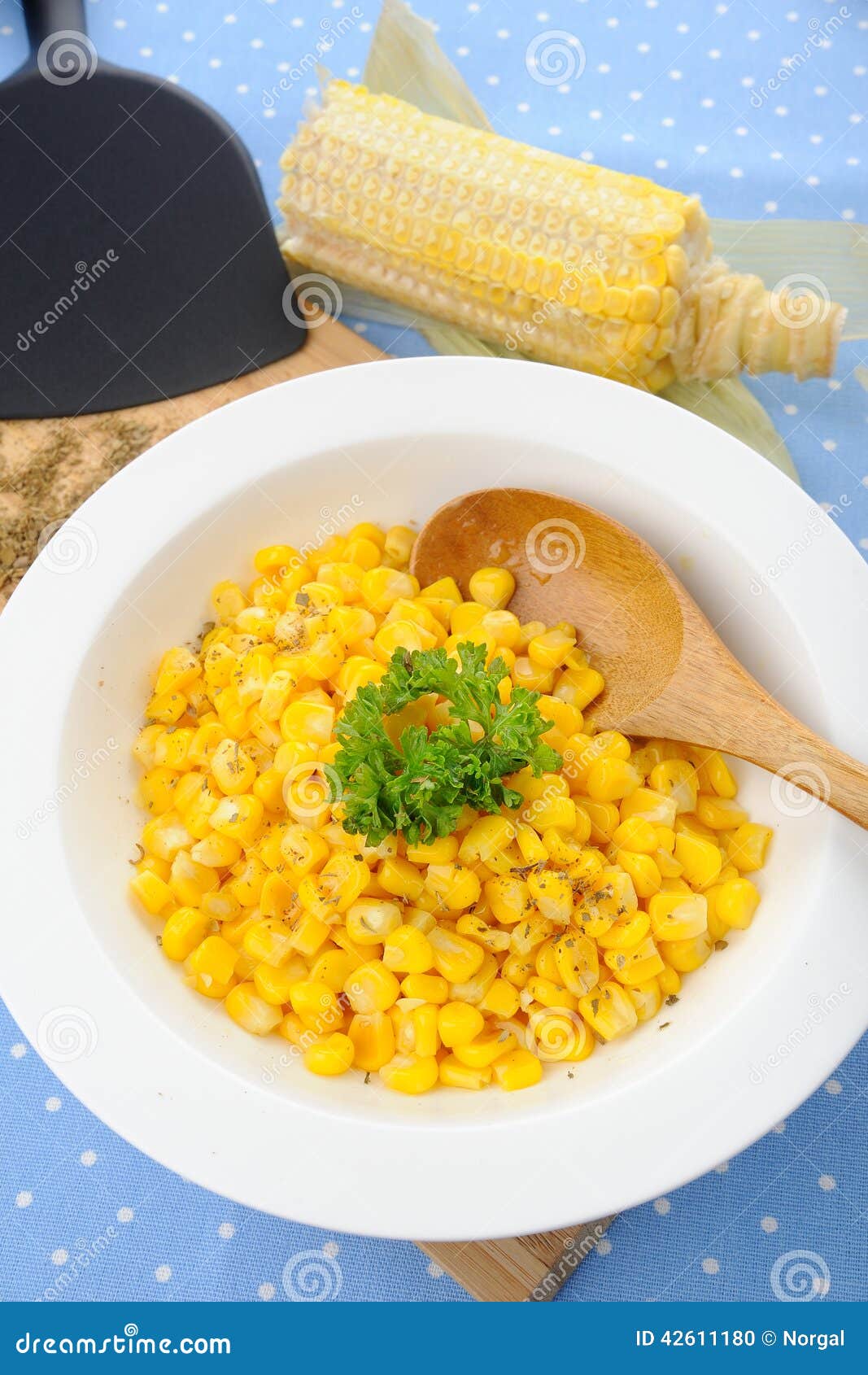 Milho fritado foto de stock. Imagem de produto, fresco - 42611180