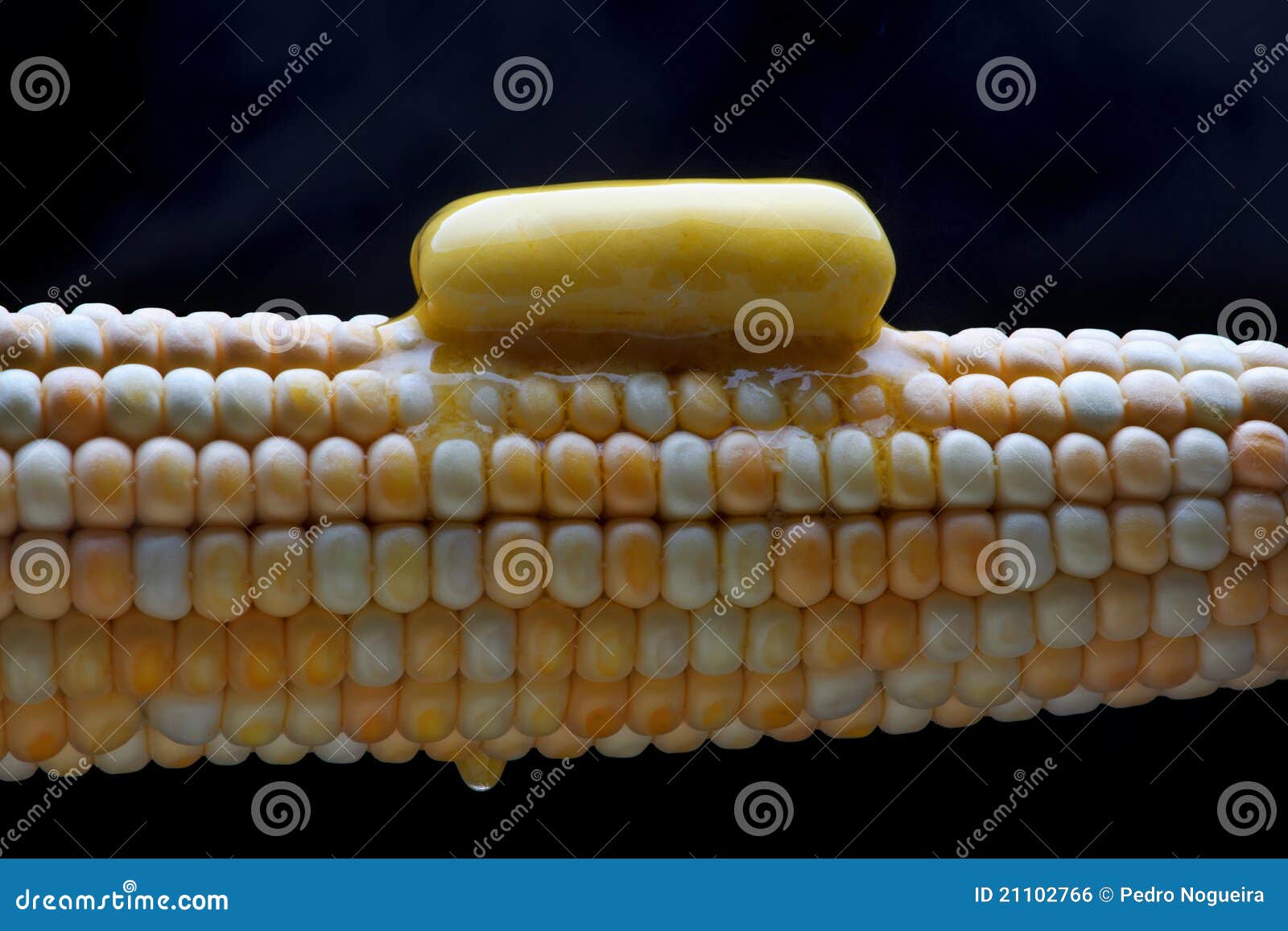 Milho quente foto de stock. Imagem de jantar, gourmet - 21102766