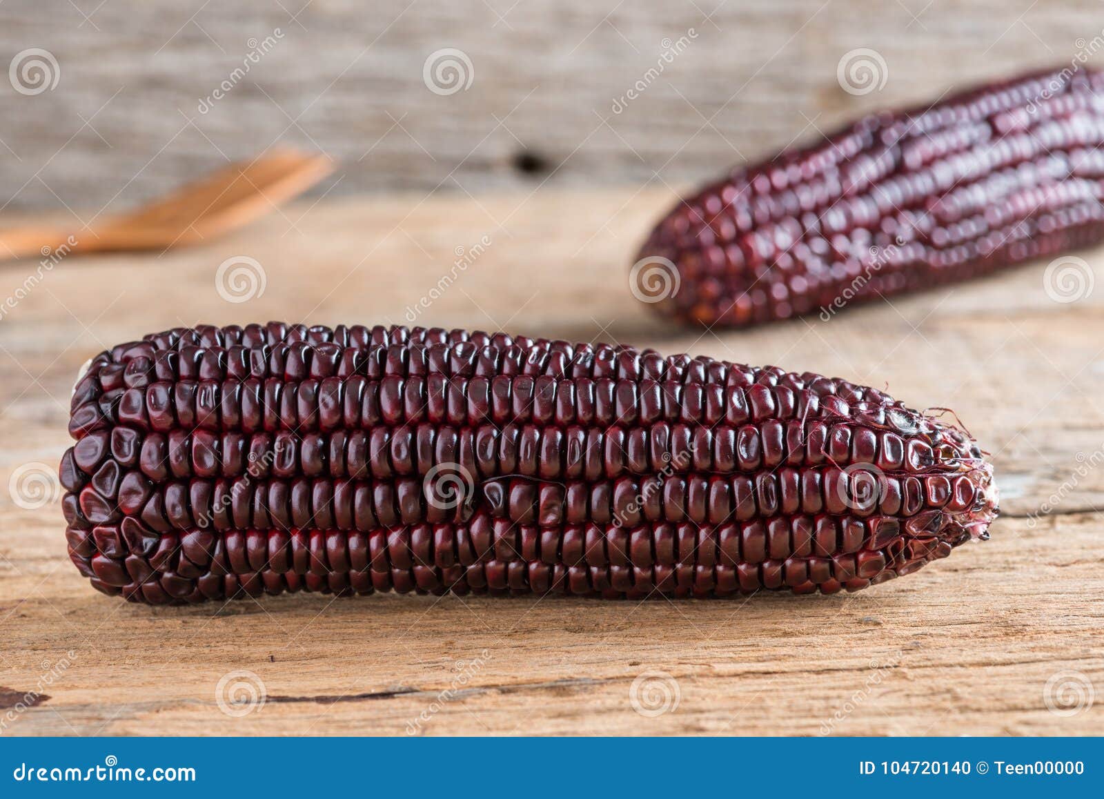 Milho Roxo No Woodbackground Foto de Stock - Imagem de fundo, ninguém ...