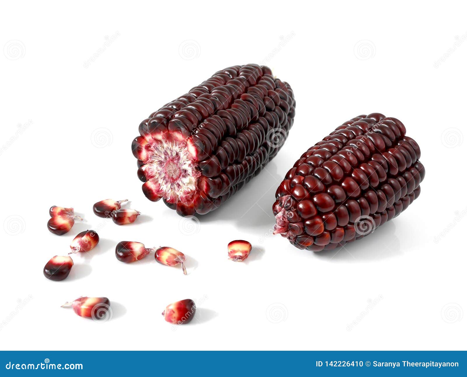 Milho roxo ou milho roxo foto de stock. Imagem de planta - 142226410