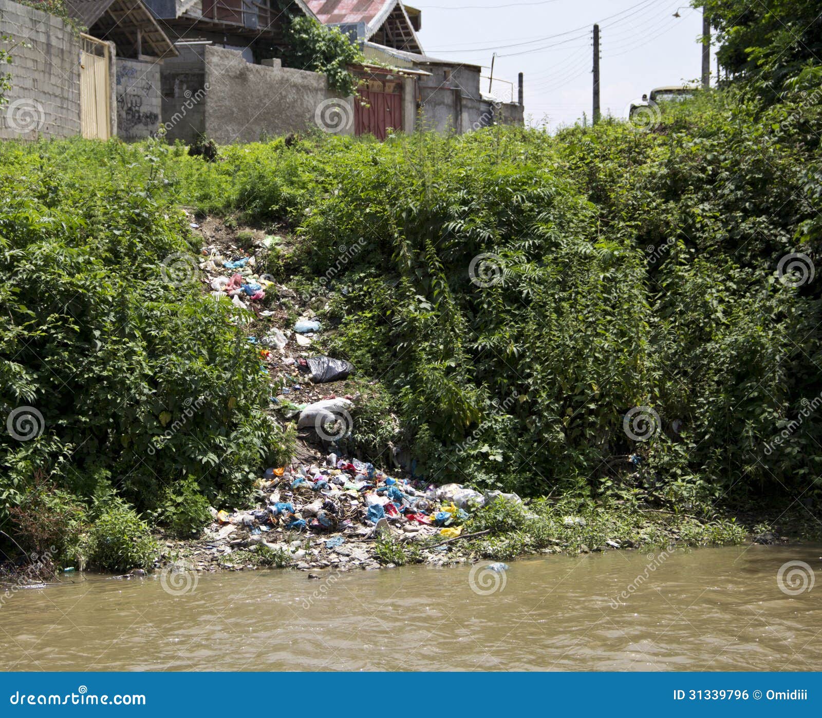 Milieuvervuiling stock foto. Image of rivier, vuiligheid - 31339796
