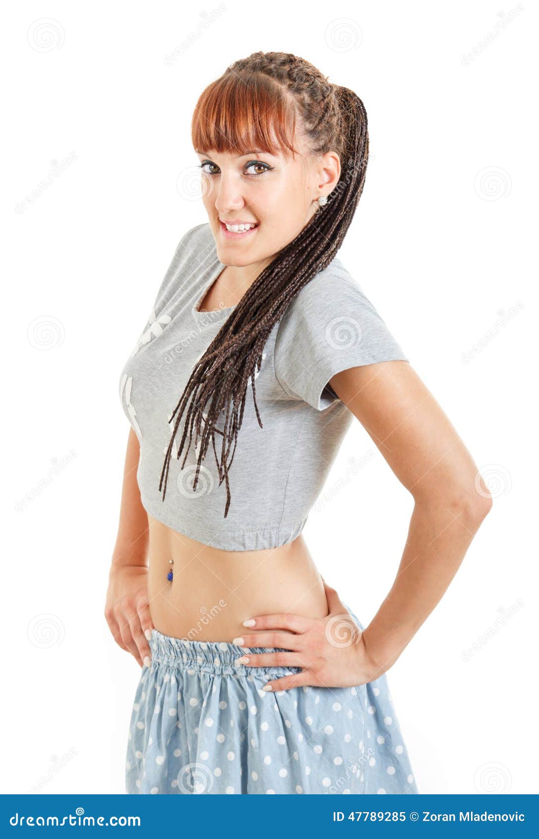 Miling kobieta w lub obraz stock. Obraz złożonej z femaleness - 47789285